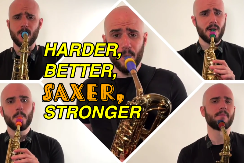 Harder, Better, Saxer, Stronger: Josh Plotner Covers Daft Punk with Fi