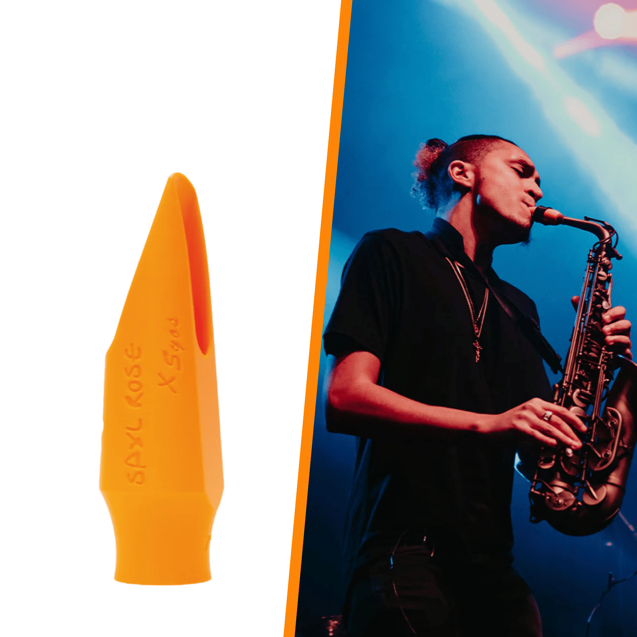 Saxl Rose's alto saxophone mouthpiece by Syos